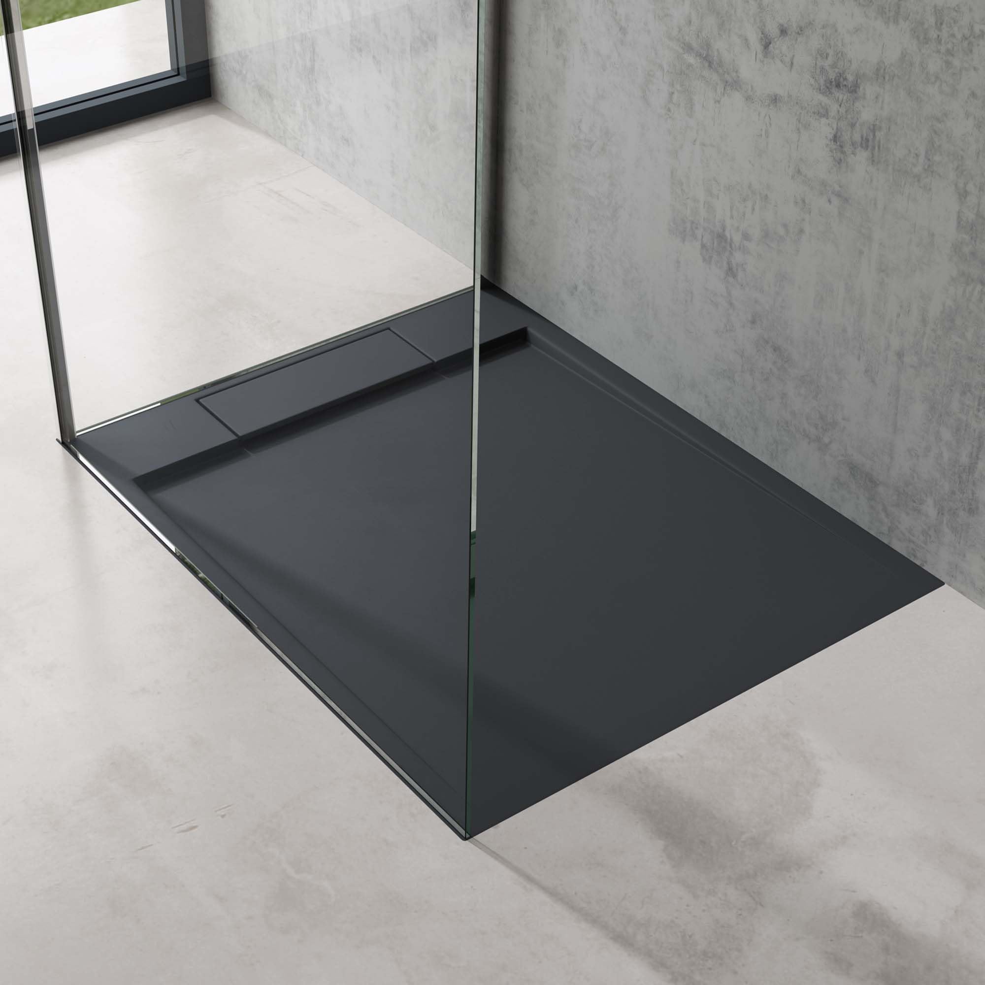 Doporro Receveur de Douche Design Ultra Plat 4 cm Bac à Douche ...