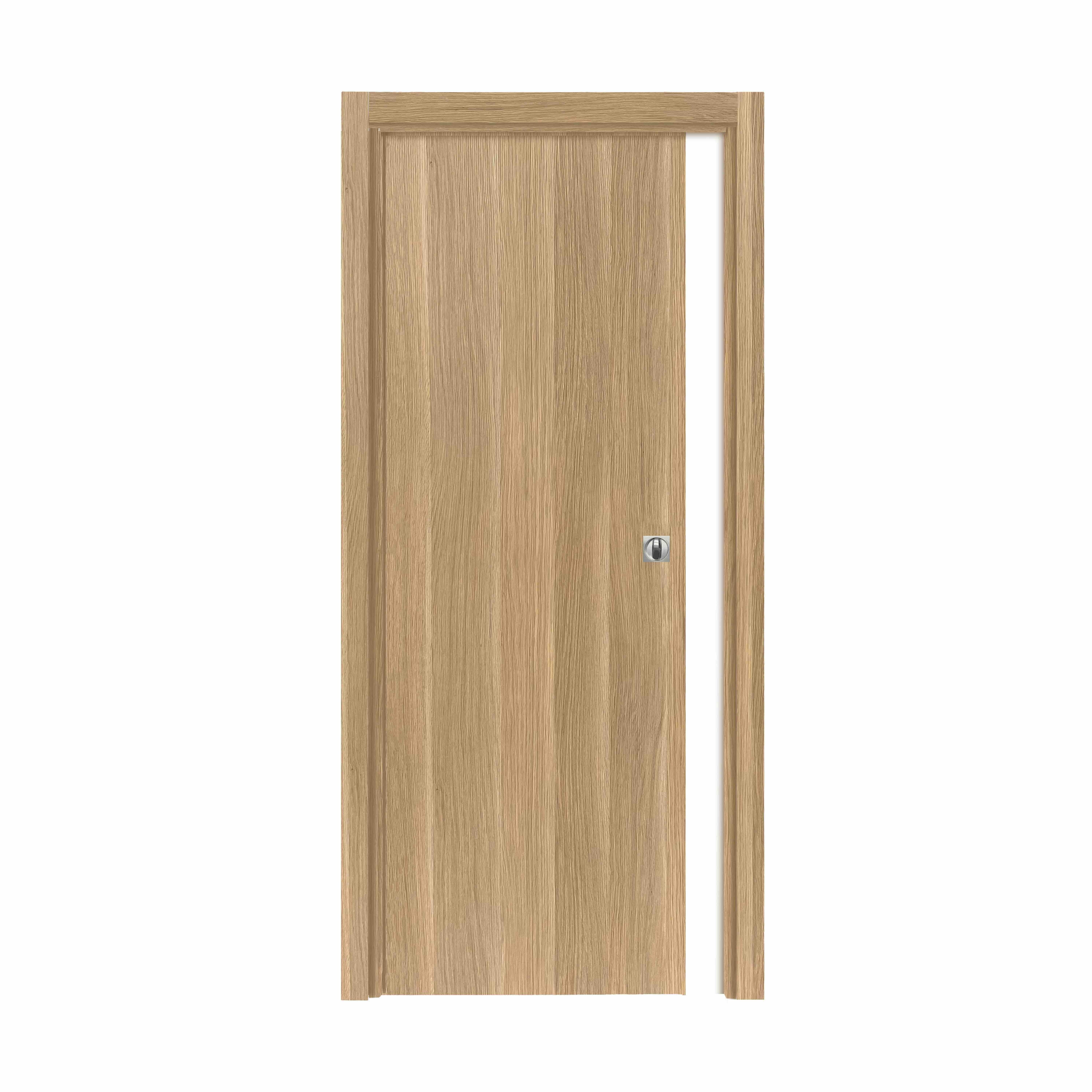 Porte coulissante cloison Matild 93 cm avec crochet carré condamnation ...