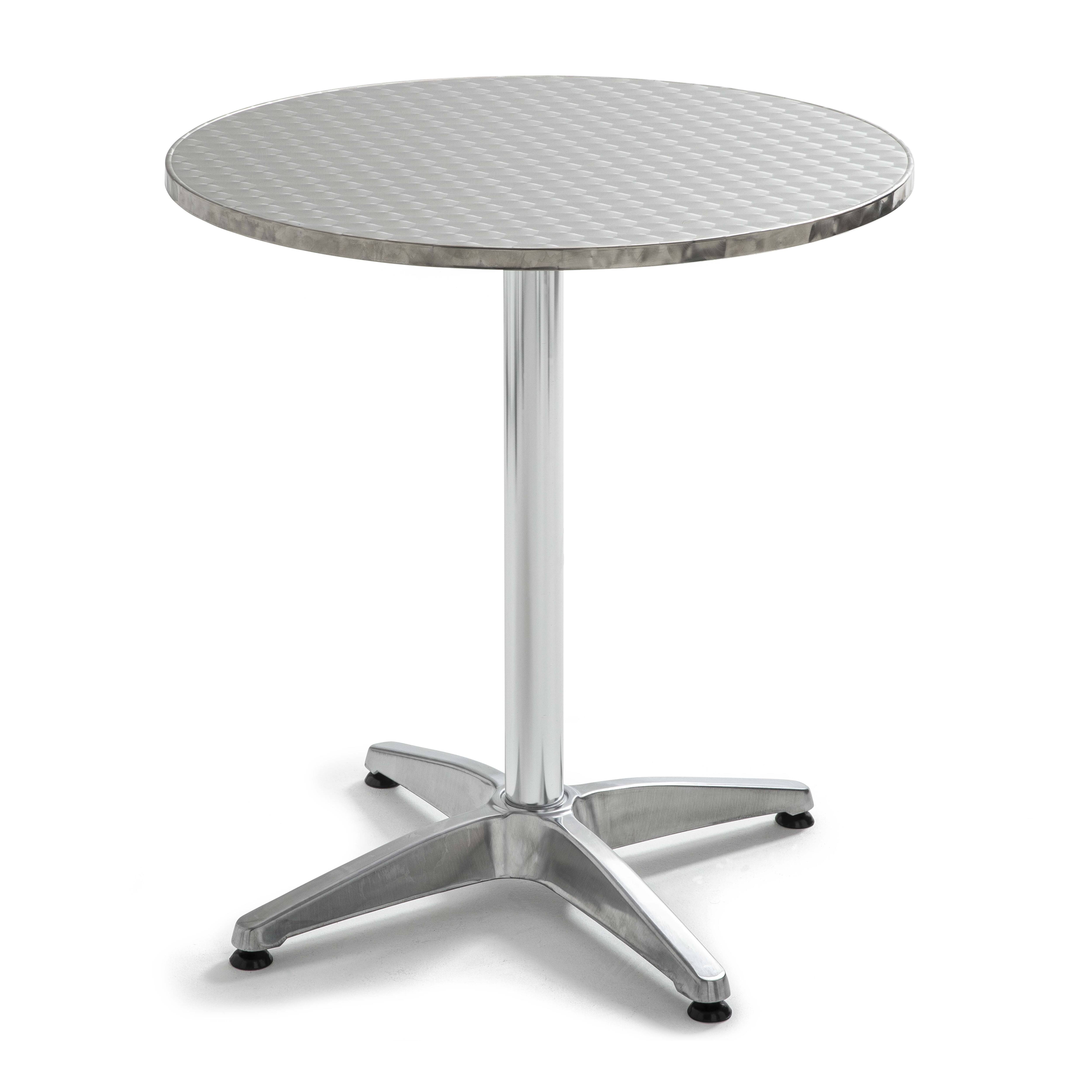 Table bistrot ronde en aluminium | Leroy Merlin