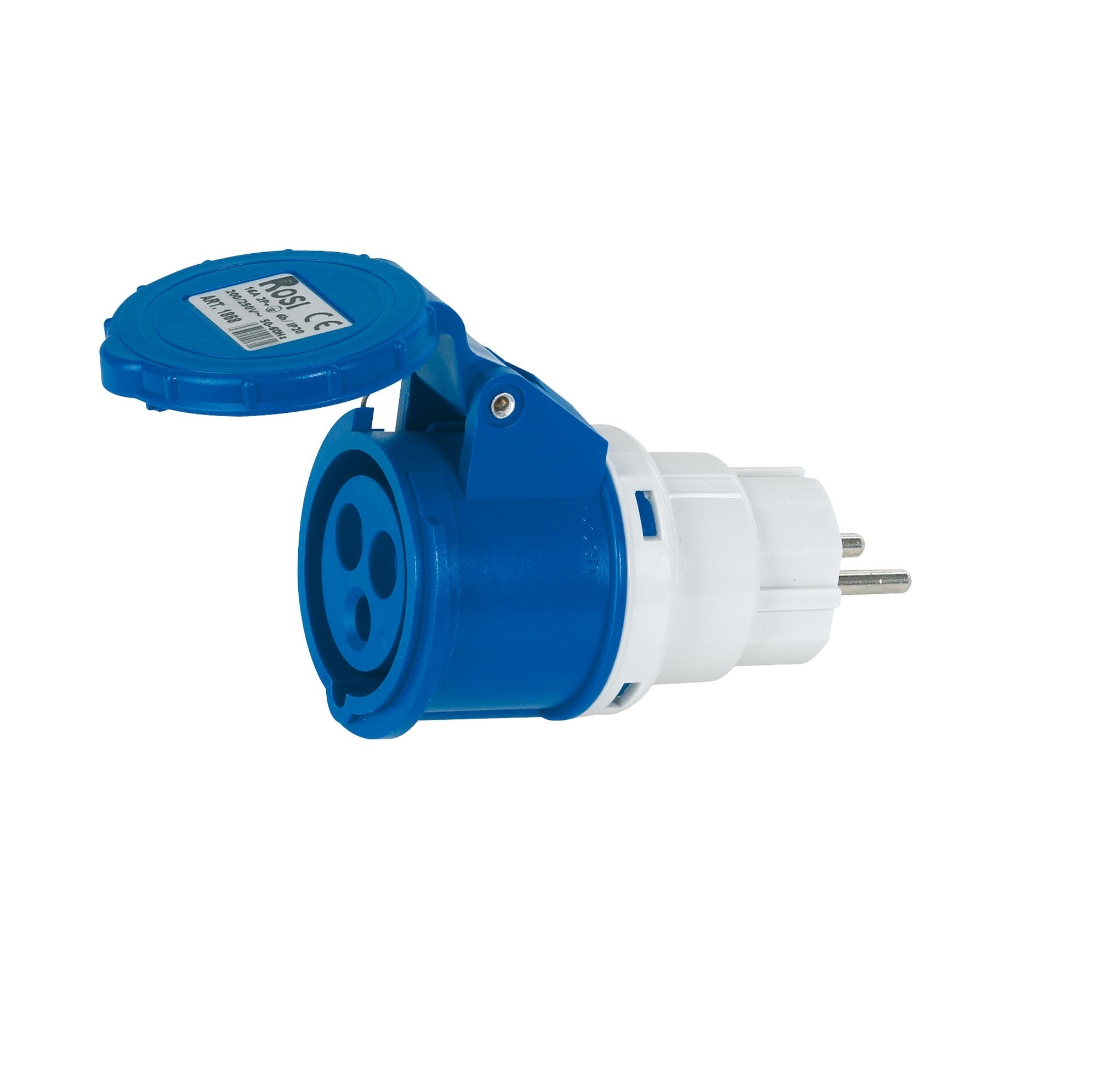 Adaptador de toma schuko industrial | Leroy Merlin