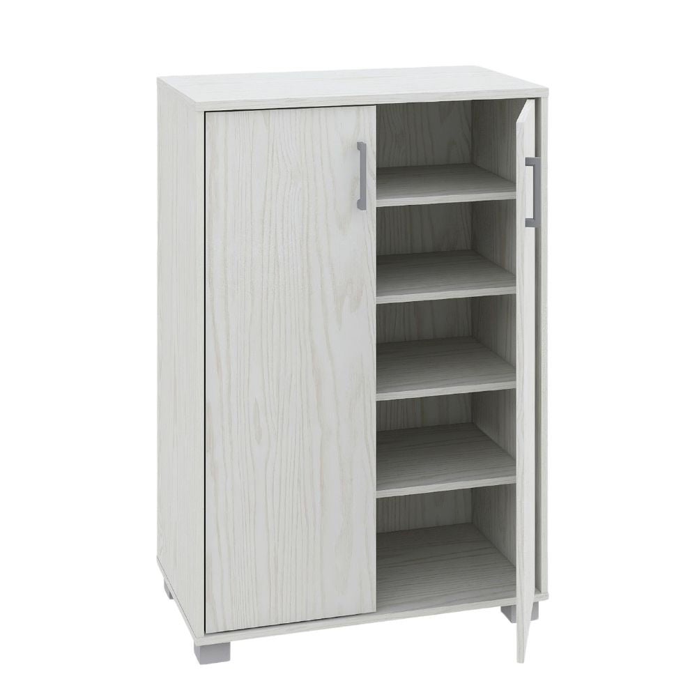 Mueble Multiusos 2 Puertas 5 Estantes Mueble zapatero de madera MDF ...
