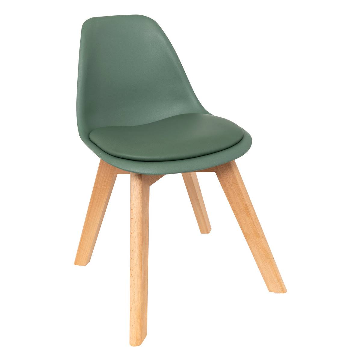 Chaise enfant "Baya" vert clair - Atmosphera créateur d'intérieur ...