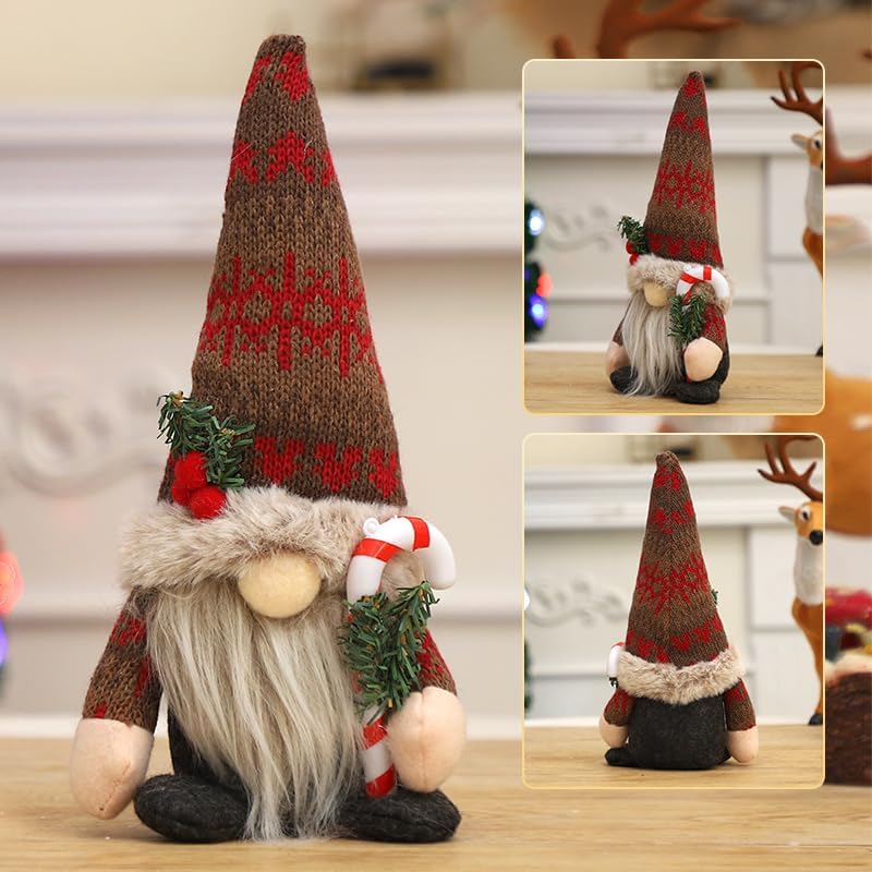 Décorations de Noël en peluche douce et confortable, ensemble de Noël ...