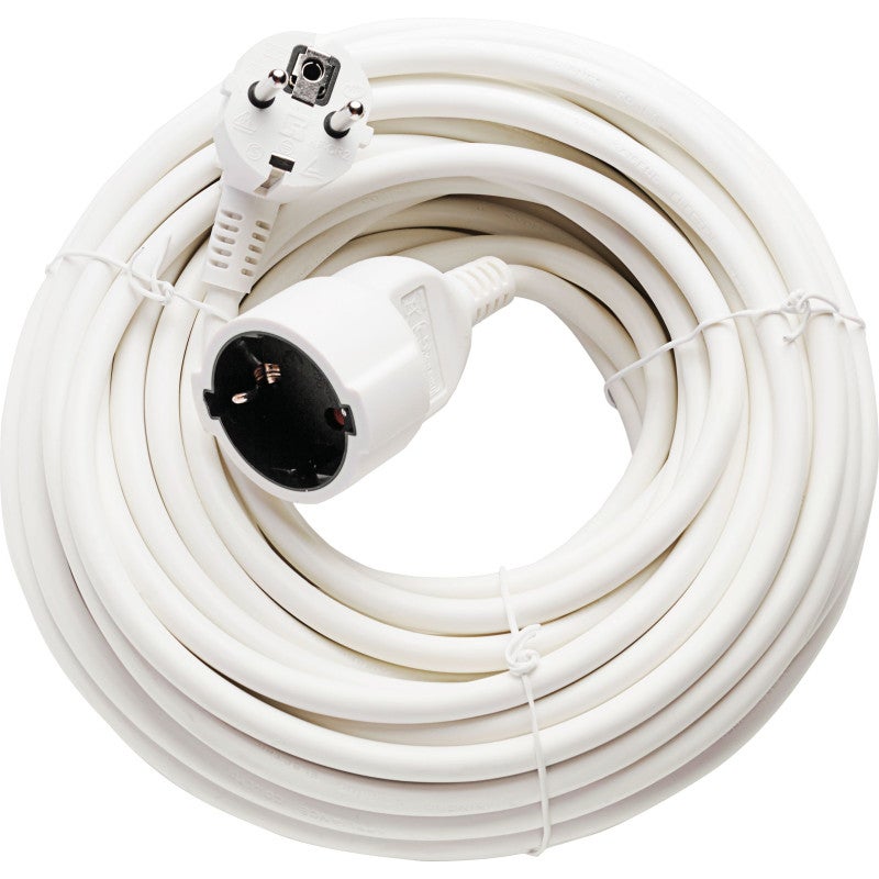Cable de extensión 10M - Cable eléctrico H05VV-F3G1.5mm2 10M - Enchufe ...