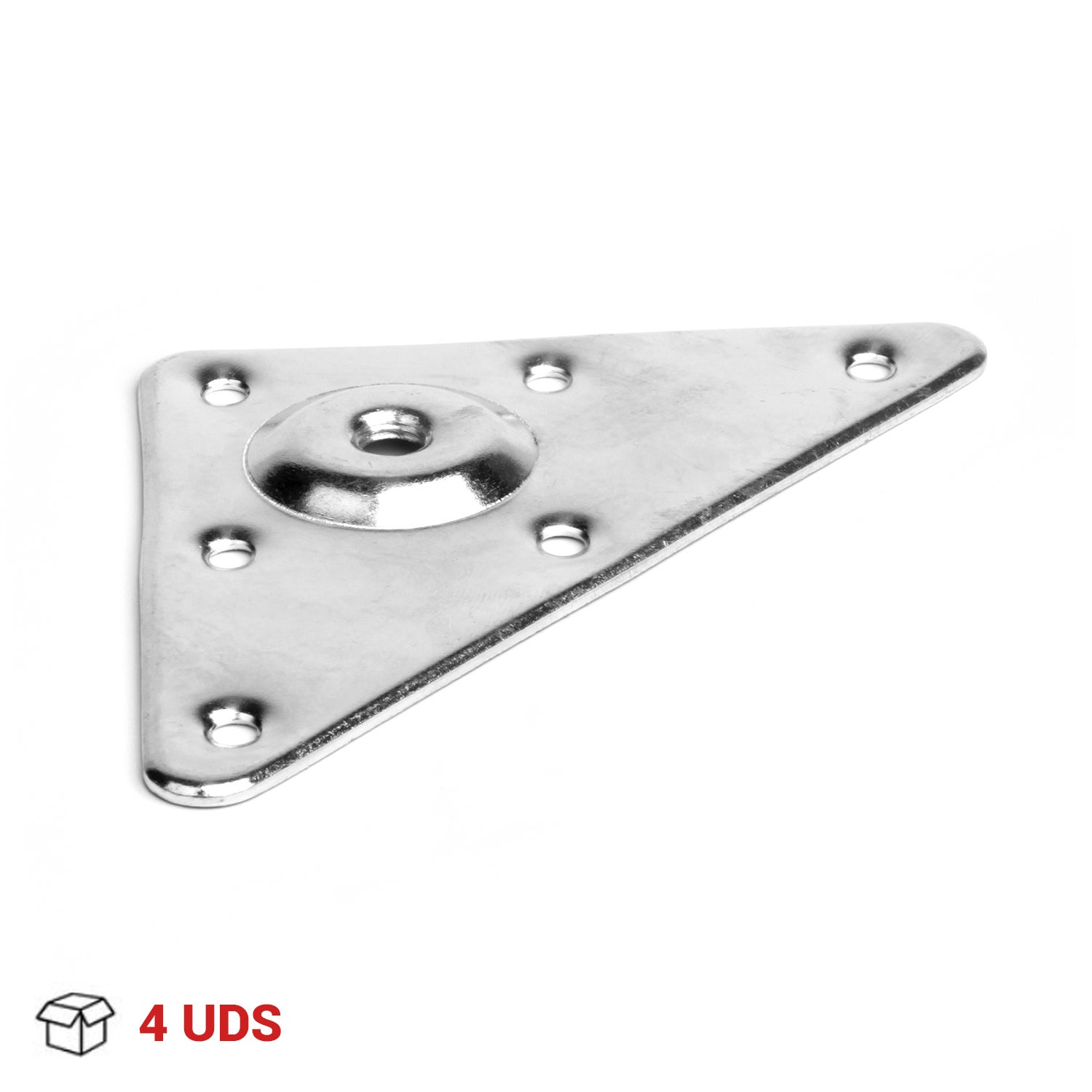 Plaque triangle pour pattes de fixation | Fabriqué en acier | Finition ...