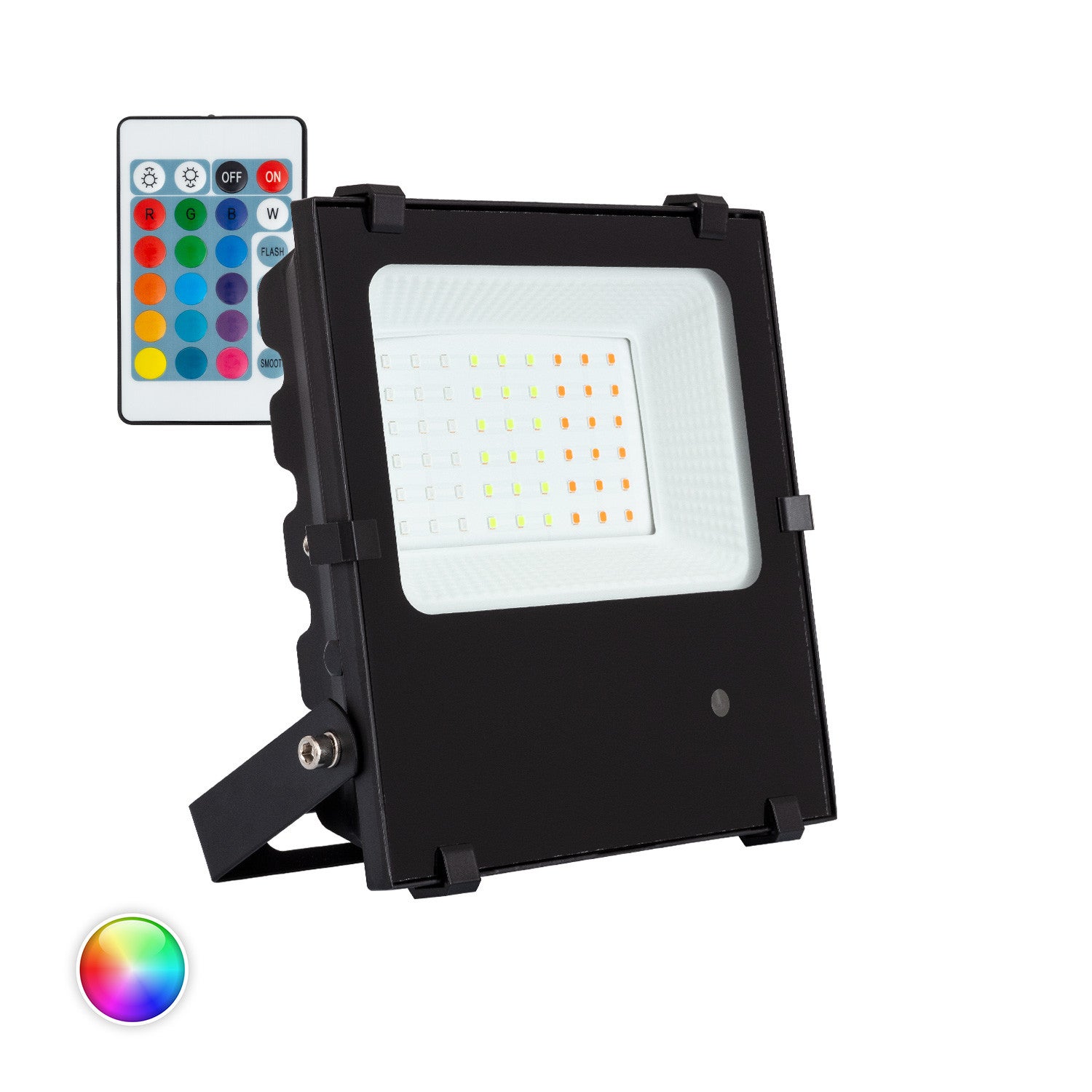 Projecteur LED RGB 30W 135lm/W HE PRO Dimmable RGB | Leroy Merlin