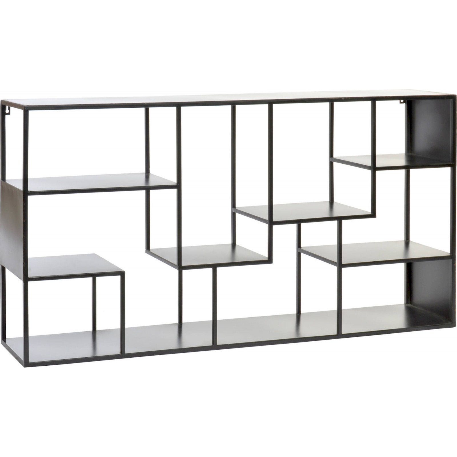 Etagère design épuré en métal pour intérieur chic 120 x 20 x 60 cm Noir ...