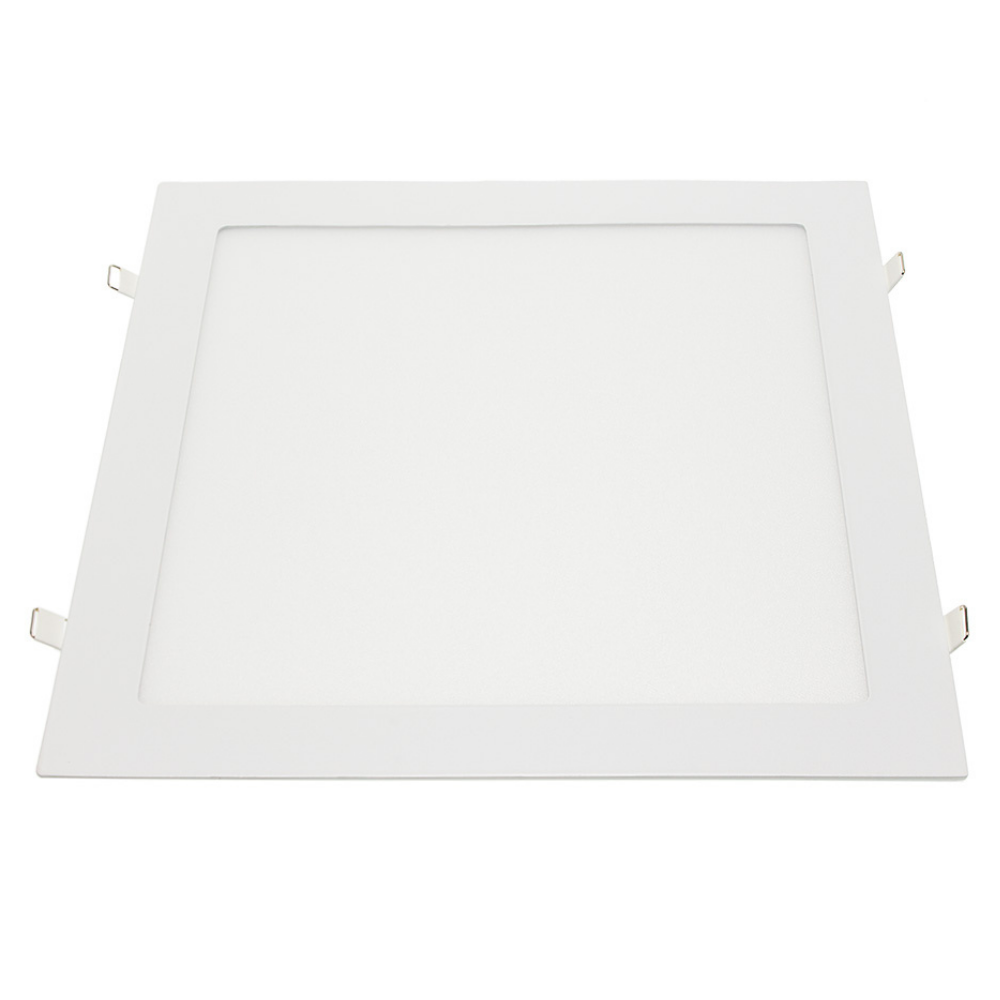 Spot LED Encastrable 24W 1700lm (192W) Blanc Carré 300mmx300mm - Blanc ...