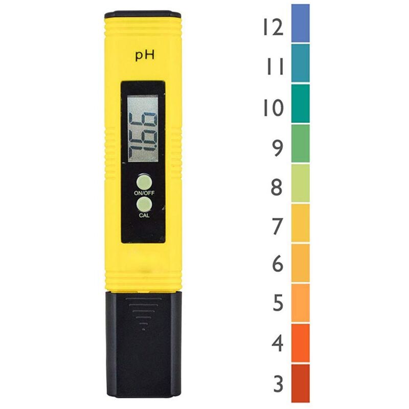 Testeur de Ph Professionnel, 0,00-14,00 pour Eau, Aquarium, Hydroponie ...