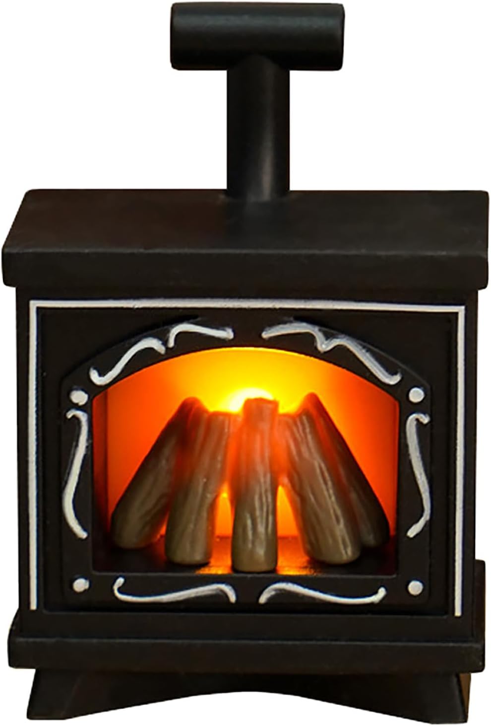 Decoraciones de Año Nuevo, Mini chimenea decorativa iluminada, Chimenea ...