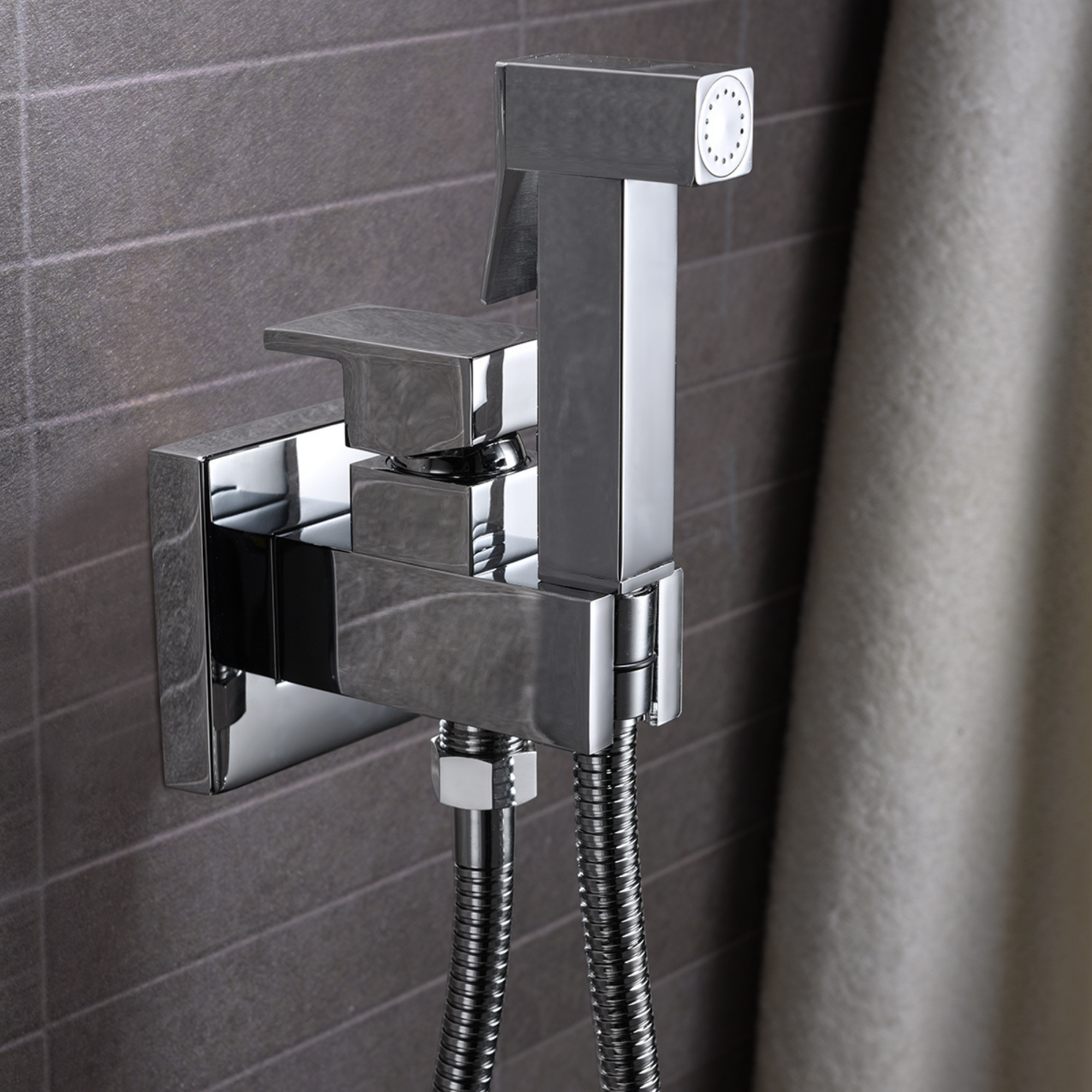 IMEX - Robinet de bidet encastré pour WC - Douchette bidet eau chaude ...