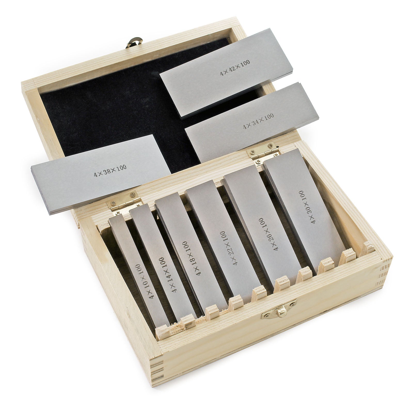 Jeu de cales parallèles 18 pièces 100mm 9 Paires Coffret de cales ...
