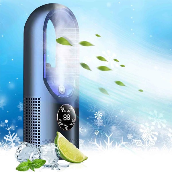 Climatiseur Personnel Mini USB – Ventilateur Humidificateur d'Air avec ...