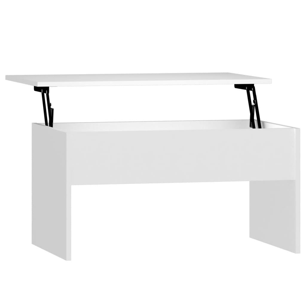 Table basse en contreplaqué blanc 80x50,5x41,5 cm | Leroy Merlin