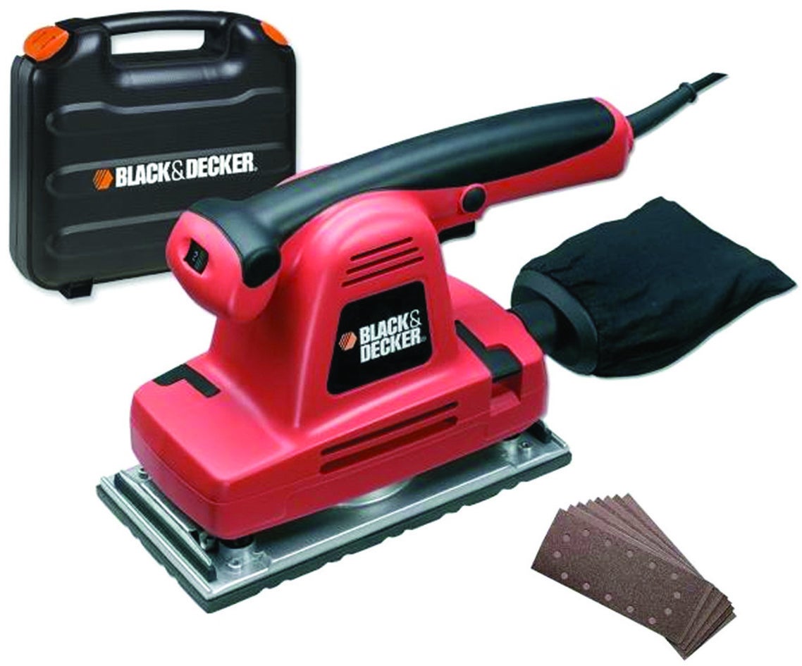 BLACK + DECKER Ponceuse vibrante 1/2 feuille 310W | Leroy Merlin