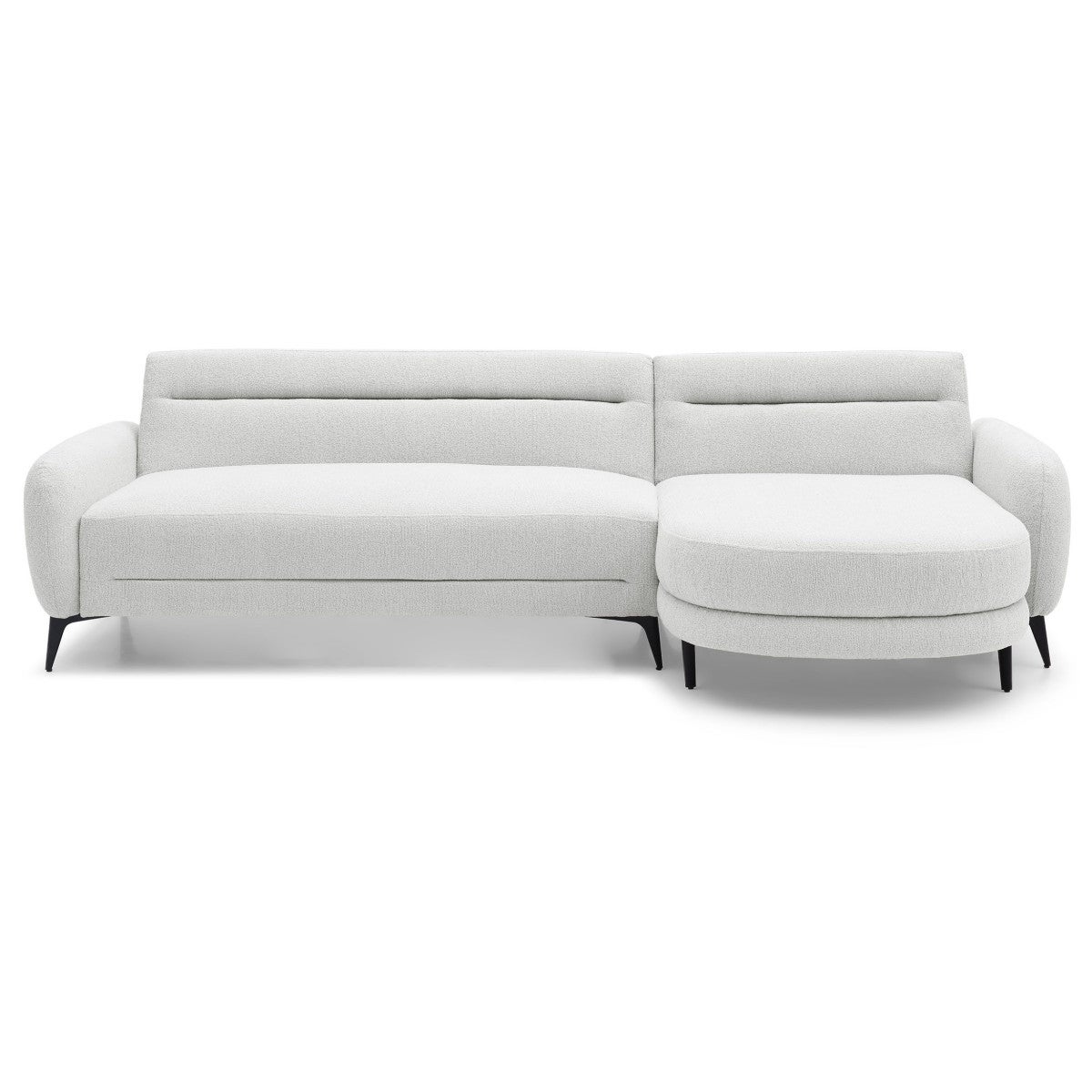 Canapé d'Angle Convertible "Milan" 283cm Crème | Leroy Merlin