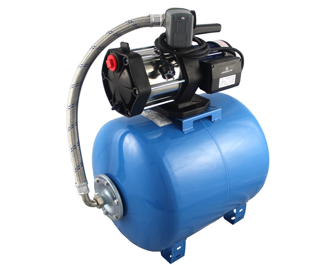 Pompe de jardin mg5_1300, 1300w 230v + ballon 100l | Leroy Merlin