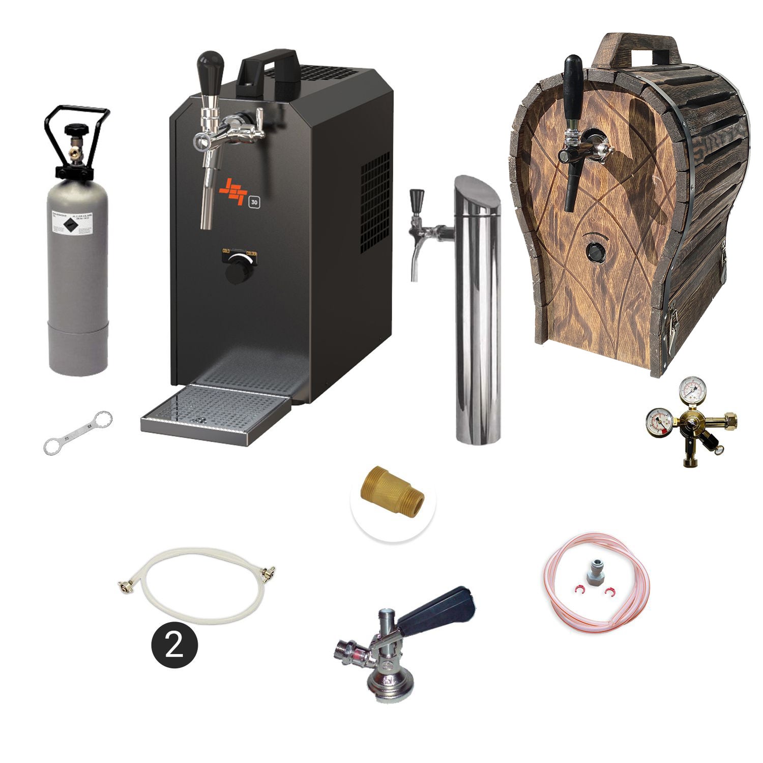 Ensemble complet - Tireuse a biere - JET 30 machine a biere, pompe a ...