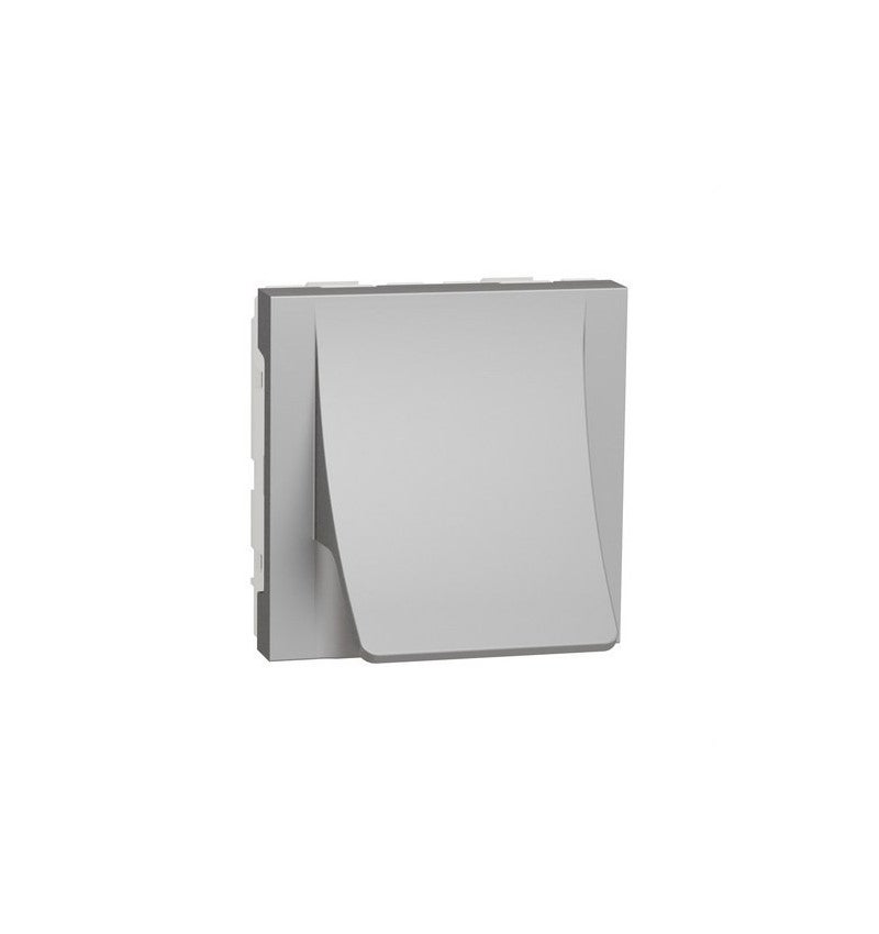 Sortie de cable - 2 modules - 6 à 12 mm - alu - schneider unica ...