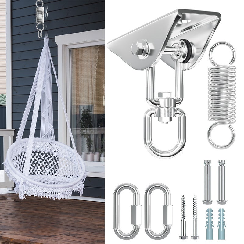 Crochet de plafond Capacité 360° Rotation Acier Inoxydable Lourds ...