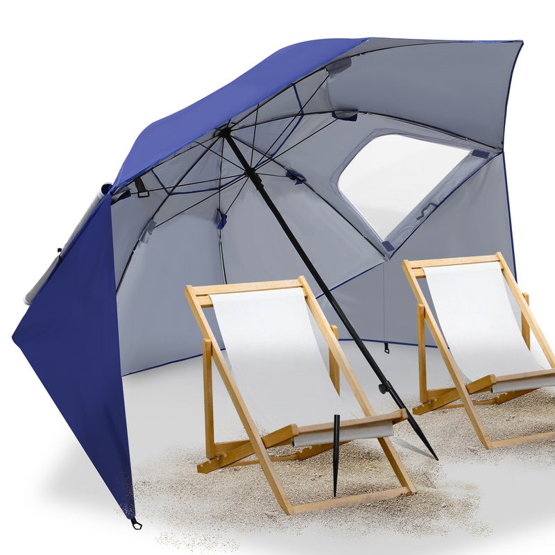 Parasol jardín sombrilla camping resistente a la intemperie jardín ...