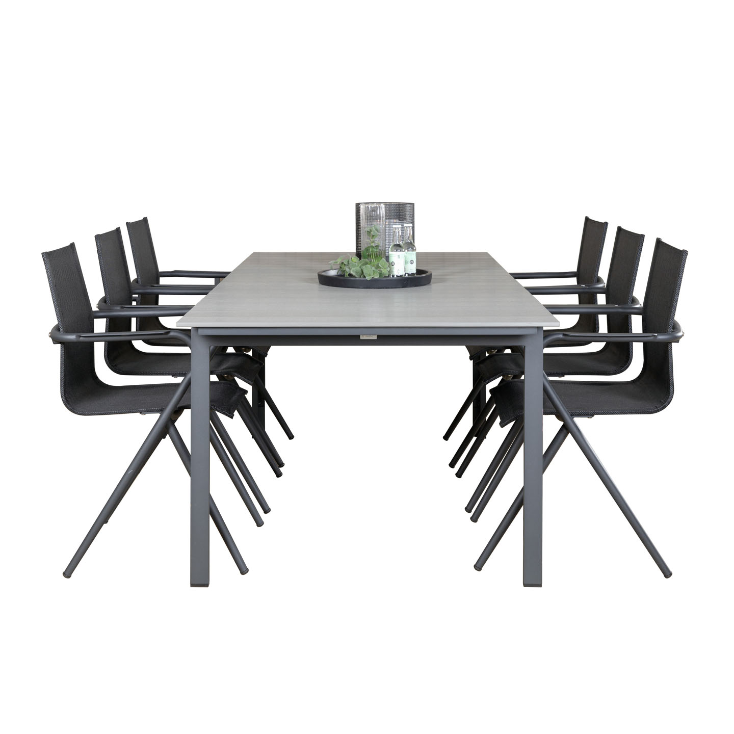 Levels Ensemble table et chaises de jardin, table 100x229/310cm et 6 ...