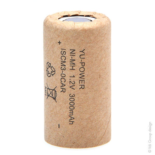 Yuasa - Accus NiMH industriels SC 1SCM3-0 Cartonné 1.2V 3000mAh | Leroy ...