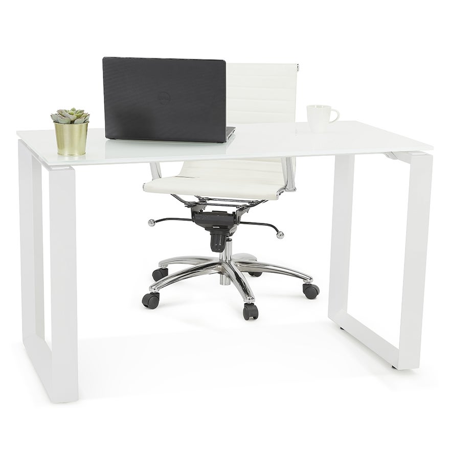Table de réunion / bureau bench 'BAKUS SQUARE' blanc - 160x160 cm ...