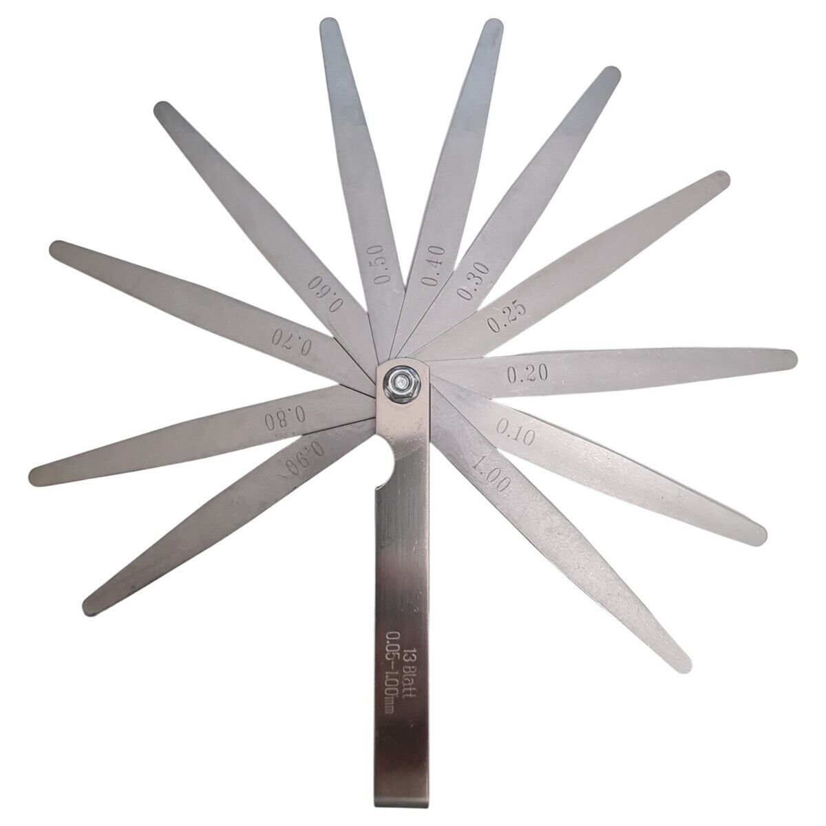JAUGE D'ÉPAISSEUR DE PRÉCISION POUR SOUPAPE 13 LAMES DE JAUGE D ...
