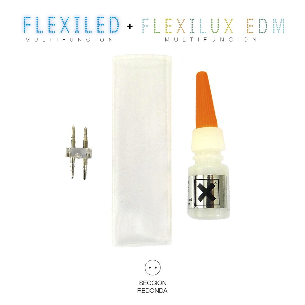 KIT UNION TUBO FLEXILUX/FLEXILED 2 VIAS EDM | Leroy Merlin