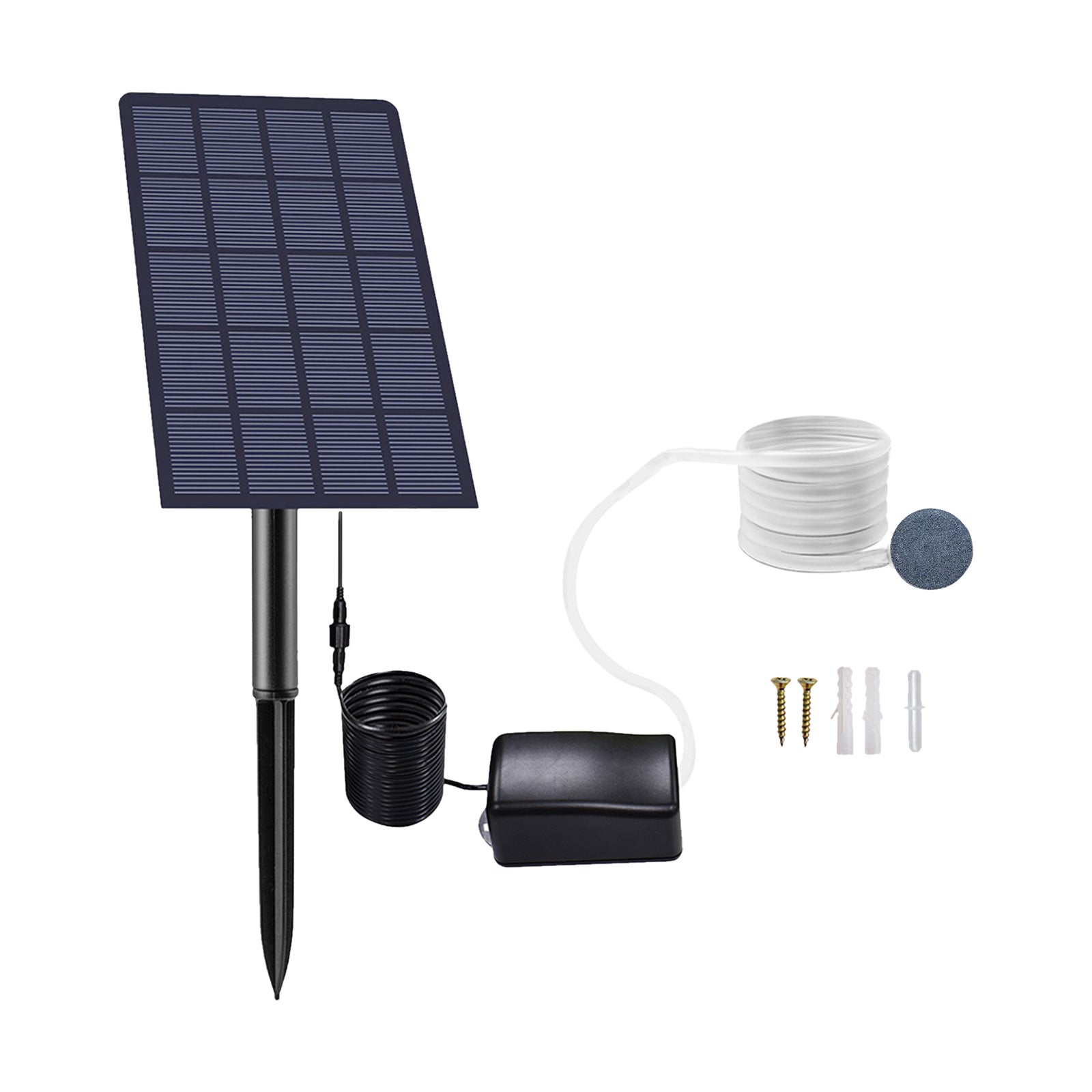 2W à brancher solaire oxygène Pump aquarium Oxygenator aquarium oxygène ...