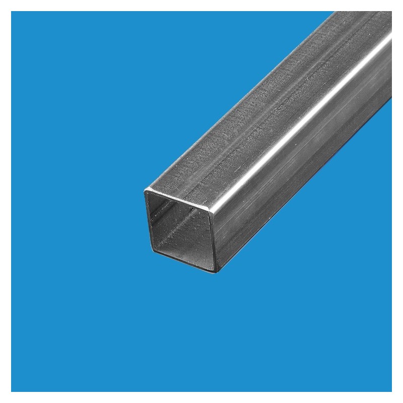 Tube carré acier 50 x 50mm ep 3 mm, Longueur : 4 metres | Leroy Merlin