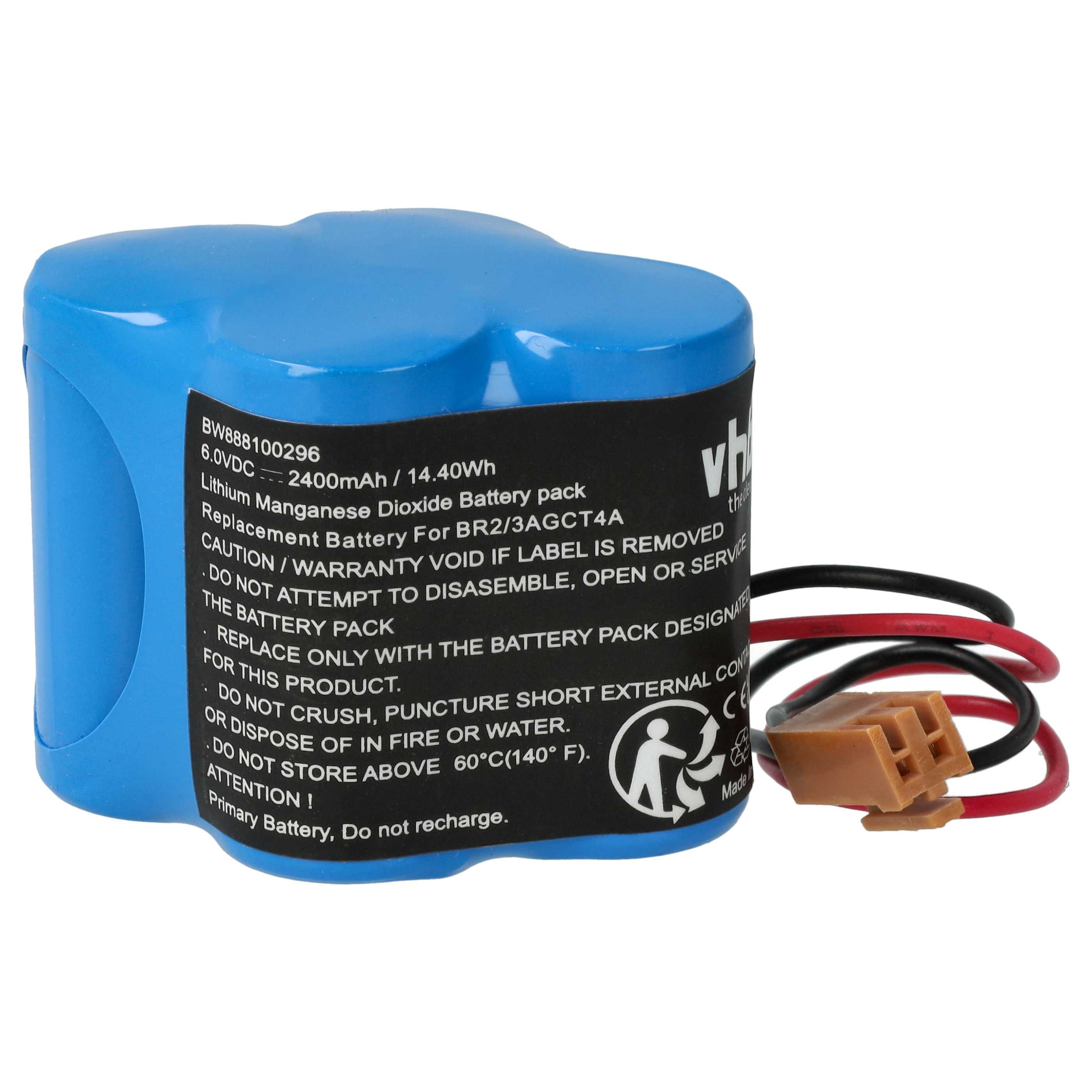 Vhbw batteria sostituisce GE / Fanuc A98L-0031-0025, BR-2/3A4F, BR2 ...