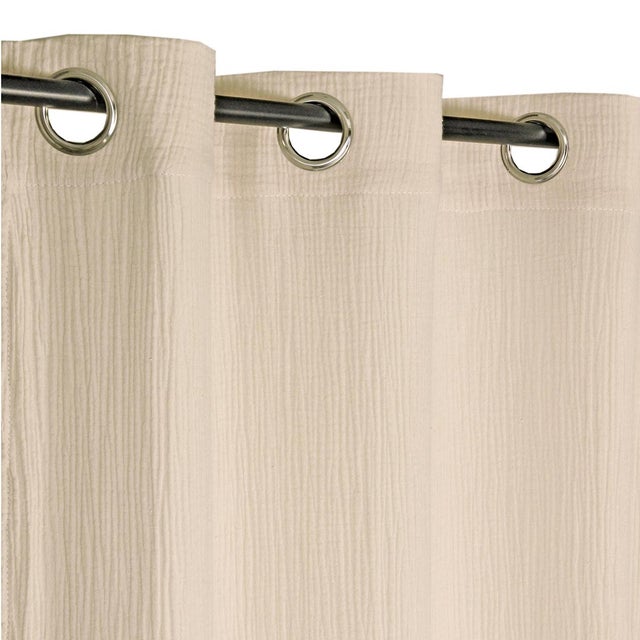 Double rideaux vert pastel au meilleur prix | Leroy Merlin