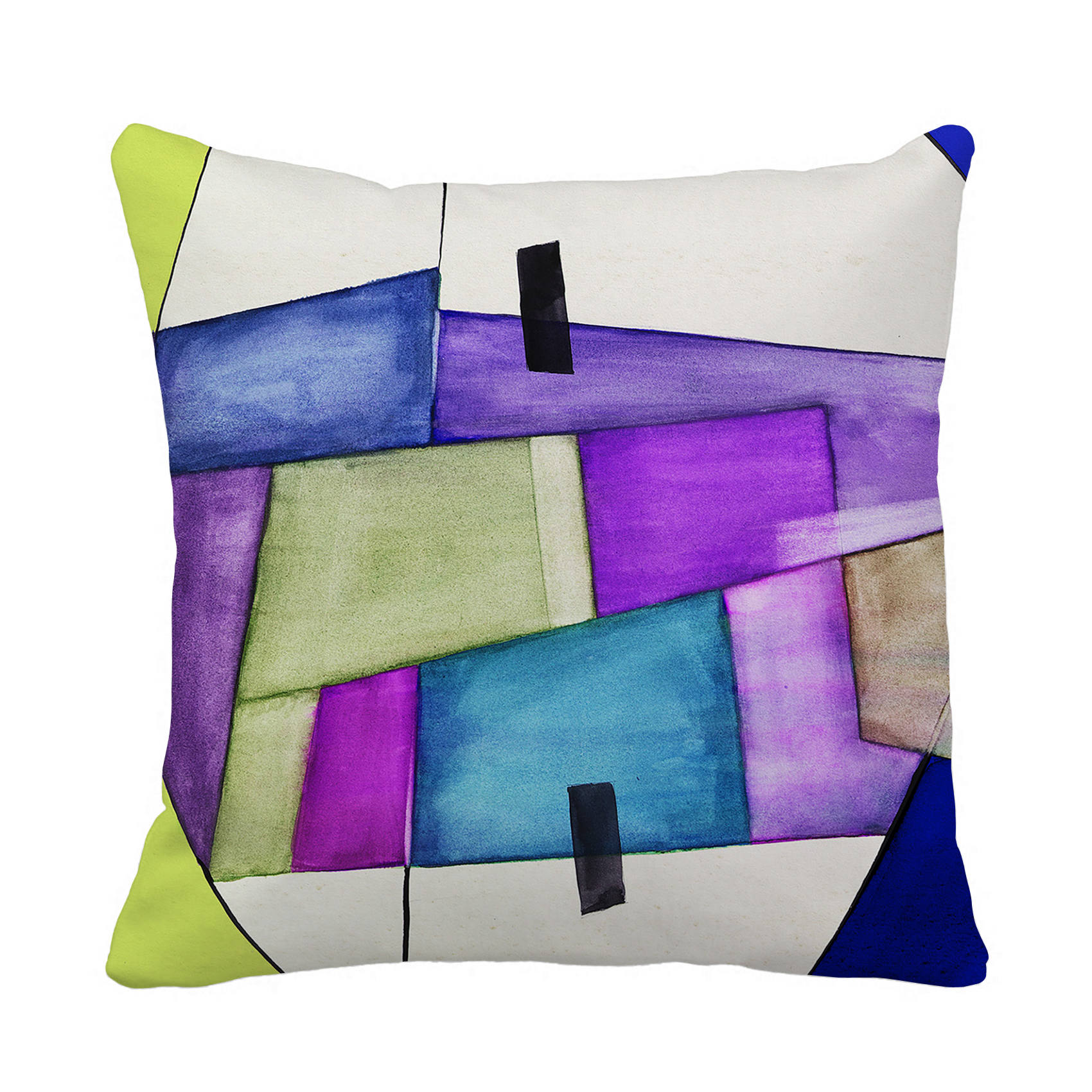 Cuscino con stampa digitale, 100% Made in Italy, Cuscino decorativo da ...