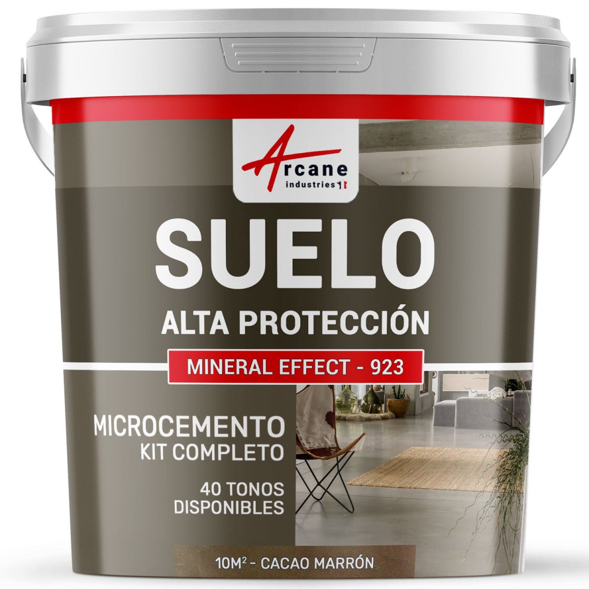 Microcemento para suelos interiores: alta protección - 10 m² (en 2 ...