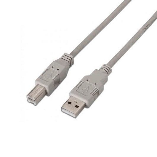 Cble USB 2.0 pour Imprimante Aisens A101-0003/ USB Type-B Mle - USB Mle ...