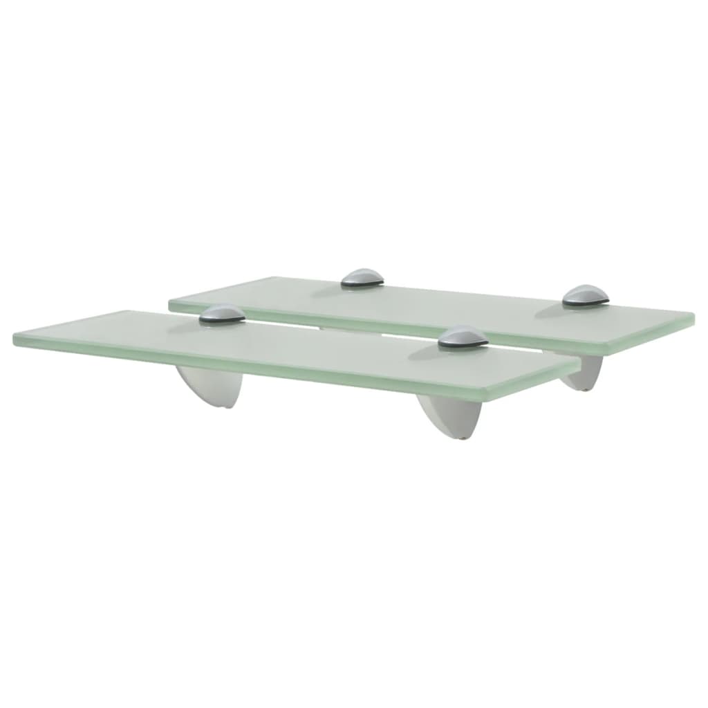 Mensole Galleggianti 2 pz in Vetro 30x20 cm 8 mm 30 x 20 cm ...