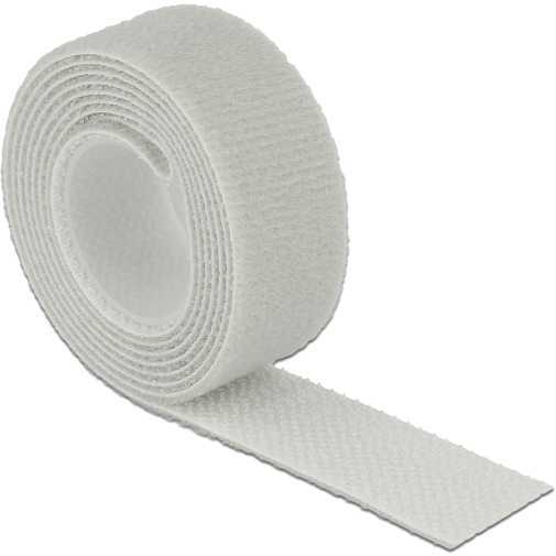 Rollo de velcro 20mm / gris (1 metro) | Leroy Merlin