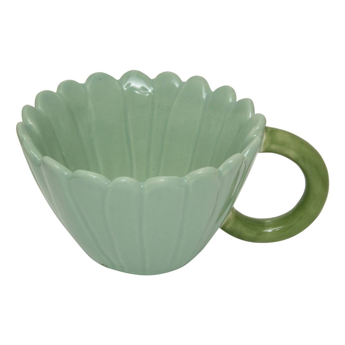 Taza de cerámica Flor de Rosa 20cl | Leroy Merlin