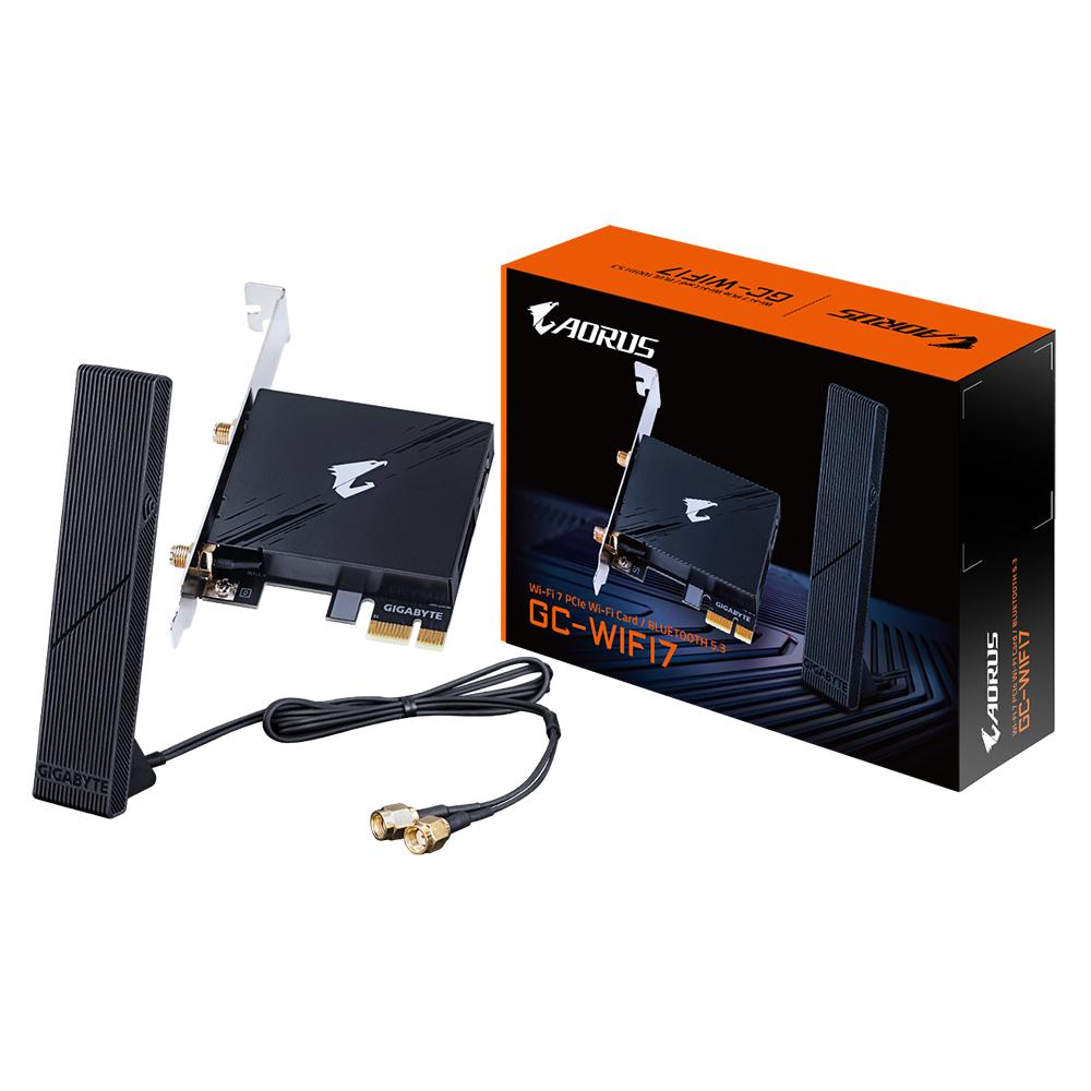 Gigabyte GC-WIFI7 Carte Réseau Wi-Fi 7 5800 Mbps PCIe x1 (GC-WIFI7 ...