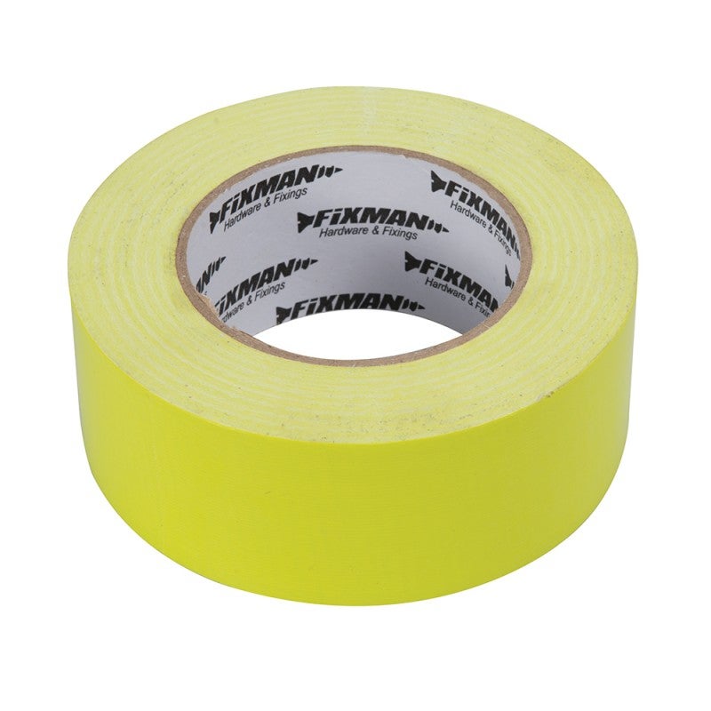 Adhésif toilé robuste Hi-Vis - 50 mm x 50 m | Leroy Merlin