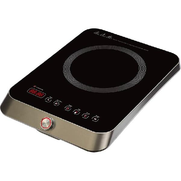 R. G. V. 110180 Fornello ad Induzione 1 Piastra 2000 Watt Timer Nero ...
