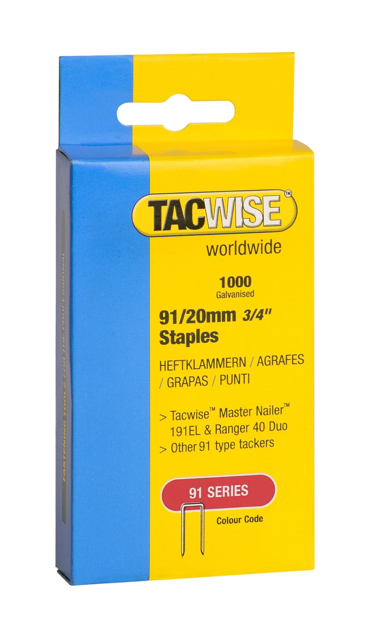 Tacwise 0284 Punti 91 Compatibile con 191EL, Duo 35 e Duo 50 | Leroy Merlin