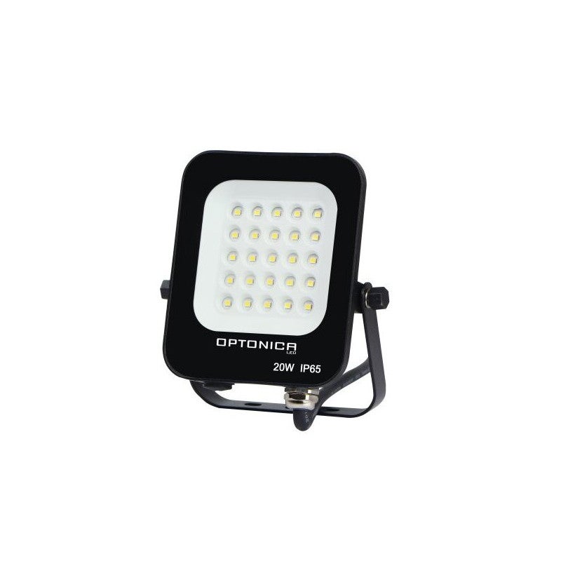 LED luce 20W nero IP65 1800lm 115W bianco caldo 2700K | Leroy Merlin