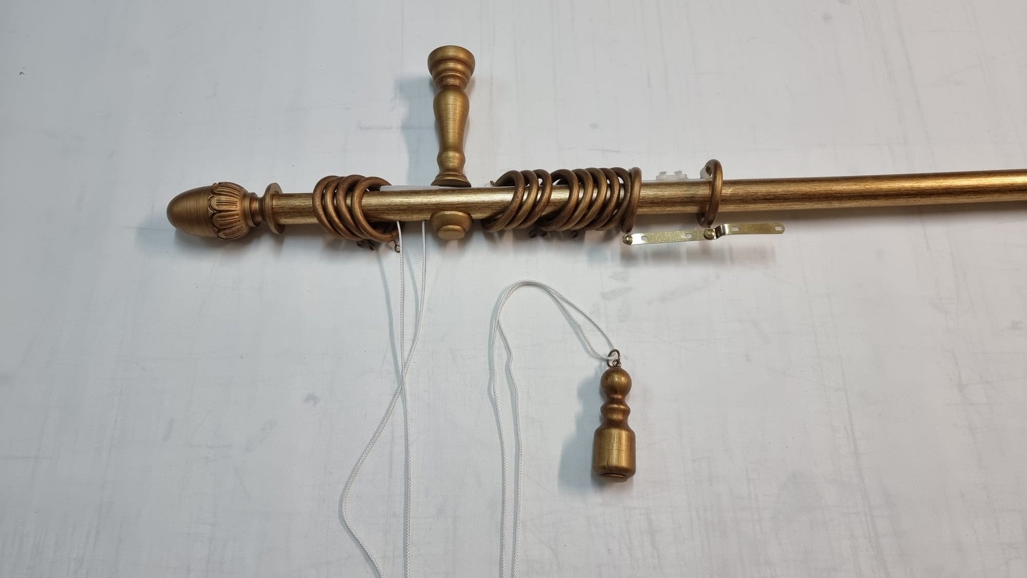 Tringle à rideau en bois de haute qualité, diamètre 35 mm couleur de la ...