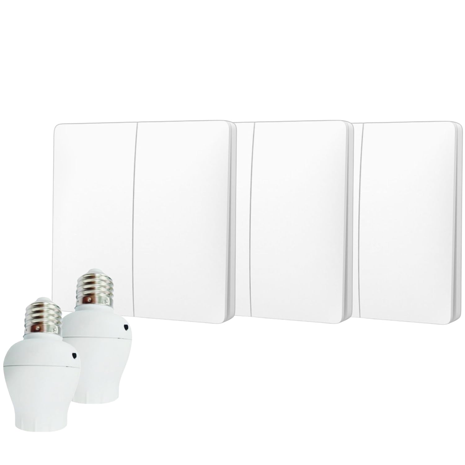 Kit interrupteur va-et-vient sans fil et sans pile prêt à poser - 3 ...