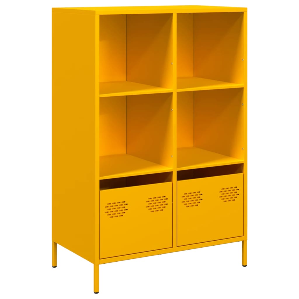 Credenza | Madia da cucina | Mobile Buffet | Armadio da Cucina Giallo ...