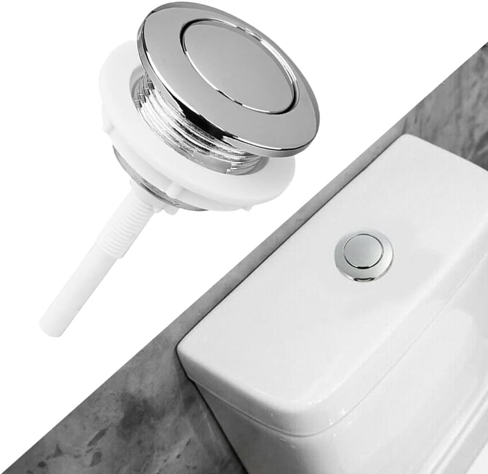 Bouton poussoir de chasse d'eau de 38 mm pour salle de bain WC-Blanc ...