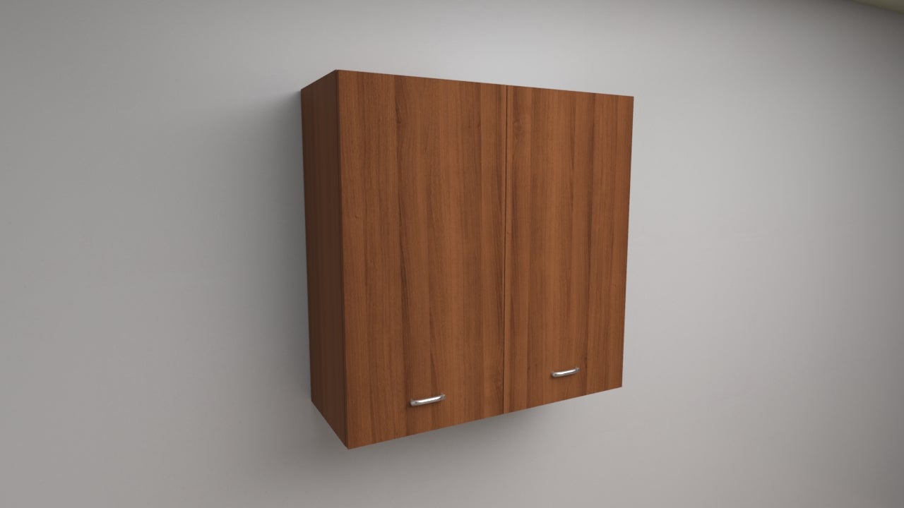 GABINETE DE PARED. MEDIDAS ANCHO, ALTO Y FONDO (80X60X32, NOGAL ...